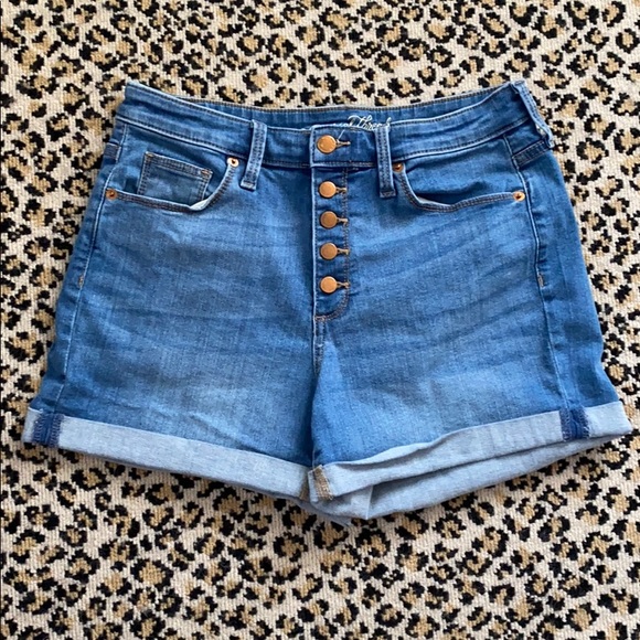 Universal Thread | Shorts | Universal Thread High Rise Midi Denim ...